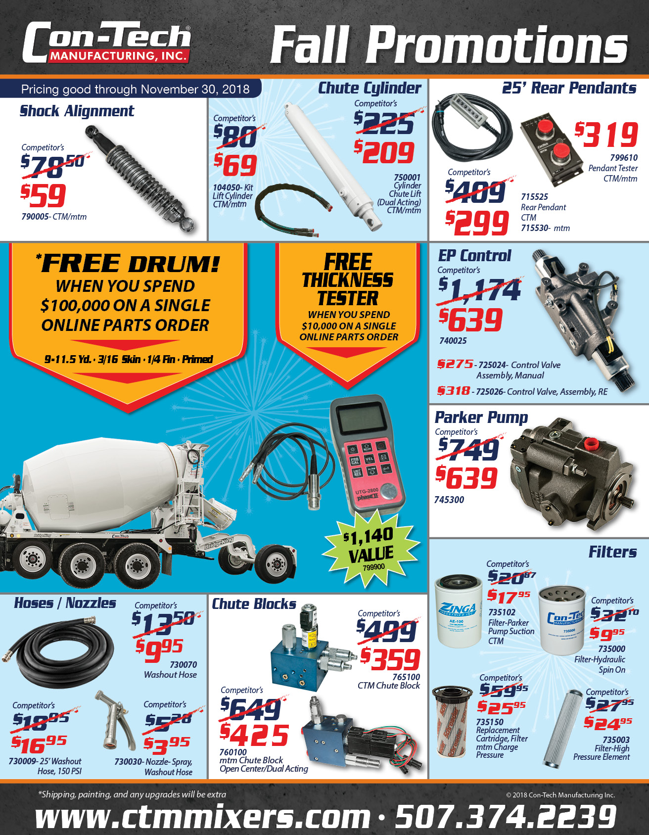 Concrete Mixer Trucks | Con-Tech Manufacturing, Inc.